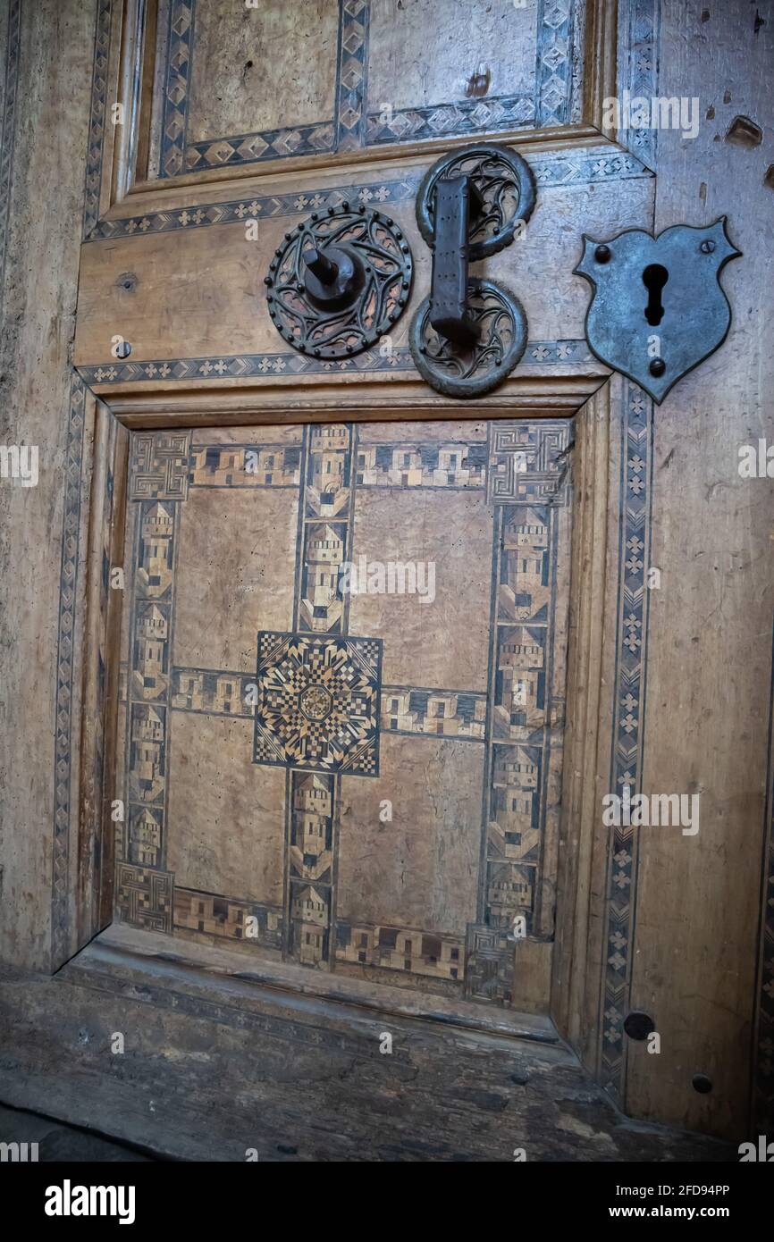 Biertan, Romania: The Unique locking system of the sacristy door built ...