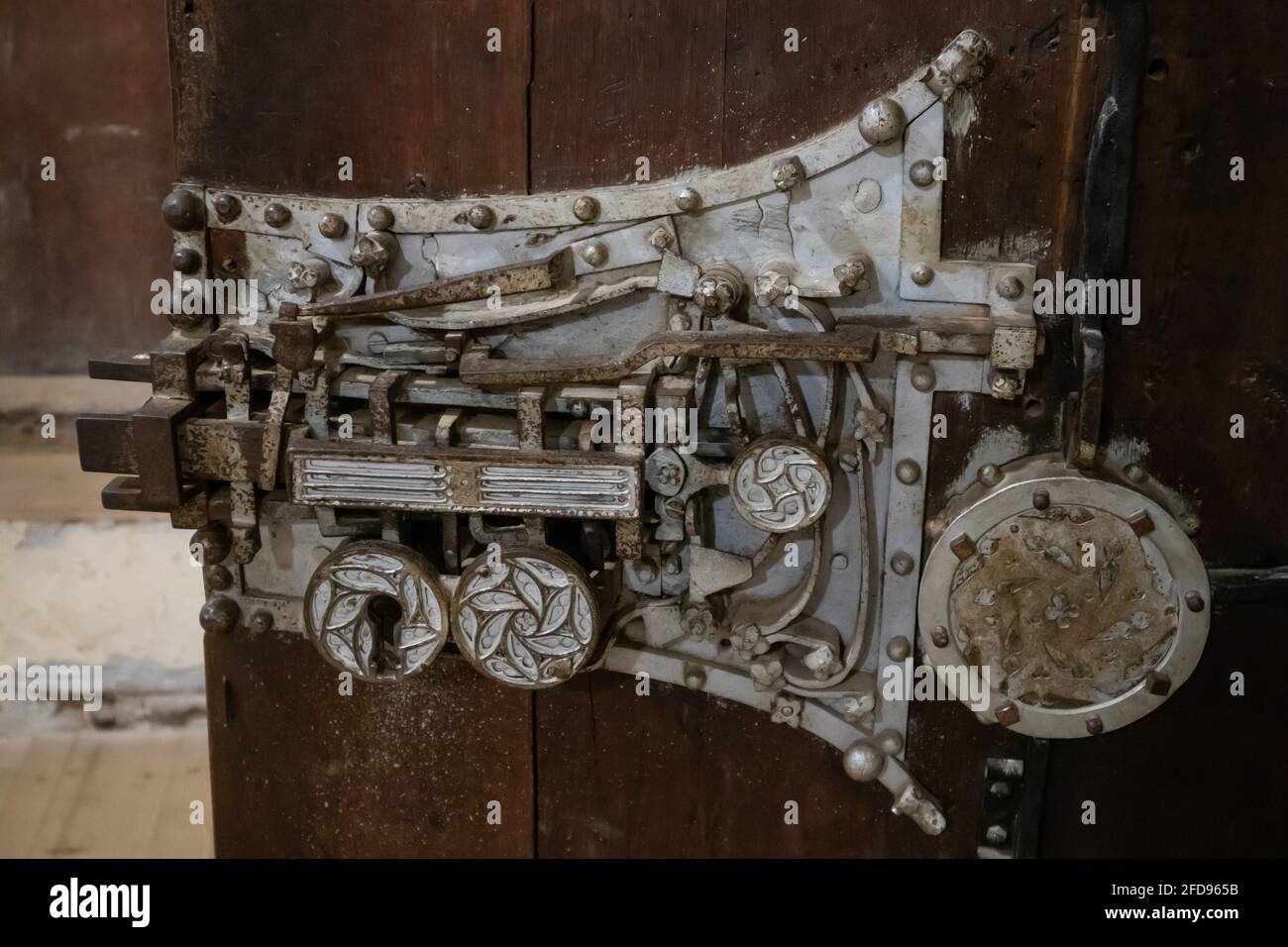 Biertan, Romania: The Unique locking system of the sacristy door built ...