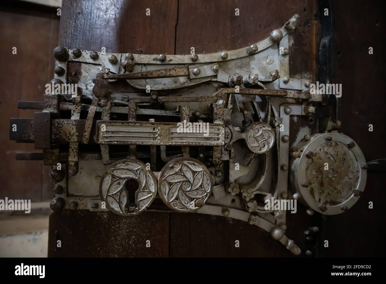 Biertan, Romania: The Unique locking system of the sacristy door built ...