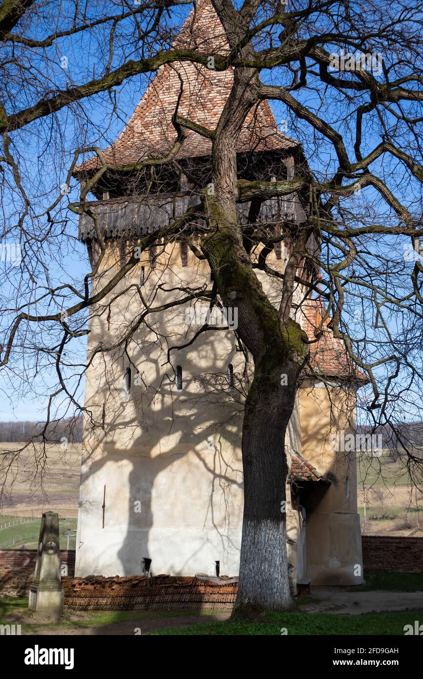 Biertan , Romania - April 10, 2021: Interior of Biertan Fortified ...