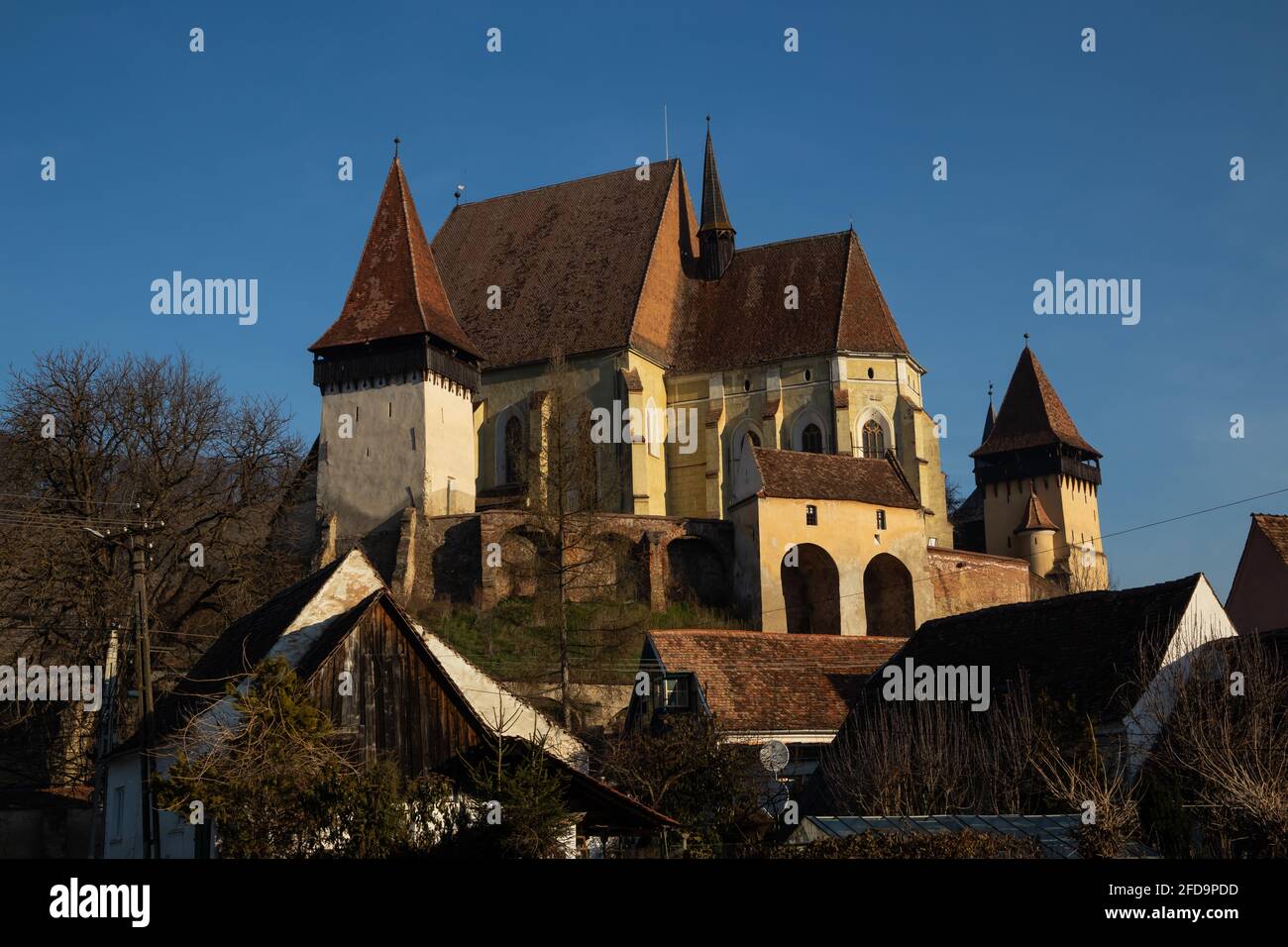 Biertan , Romania - April 10, 2021: Interior of Biertan Fortified ...