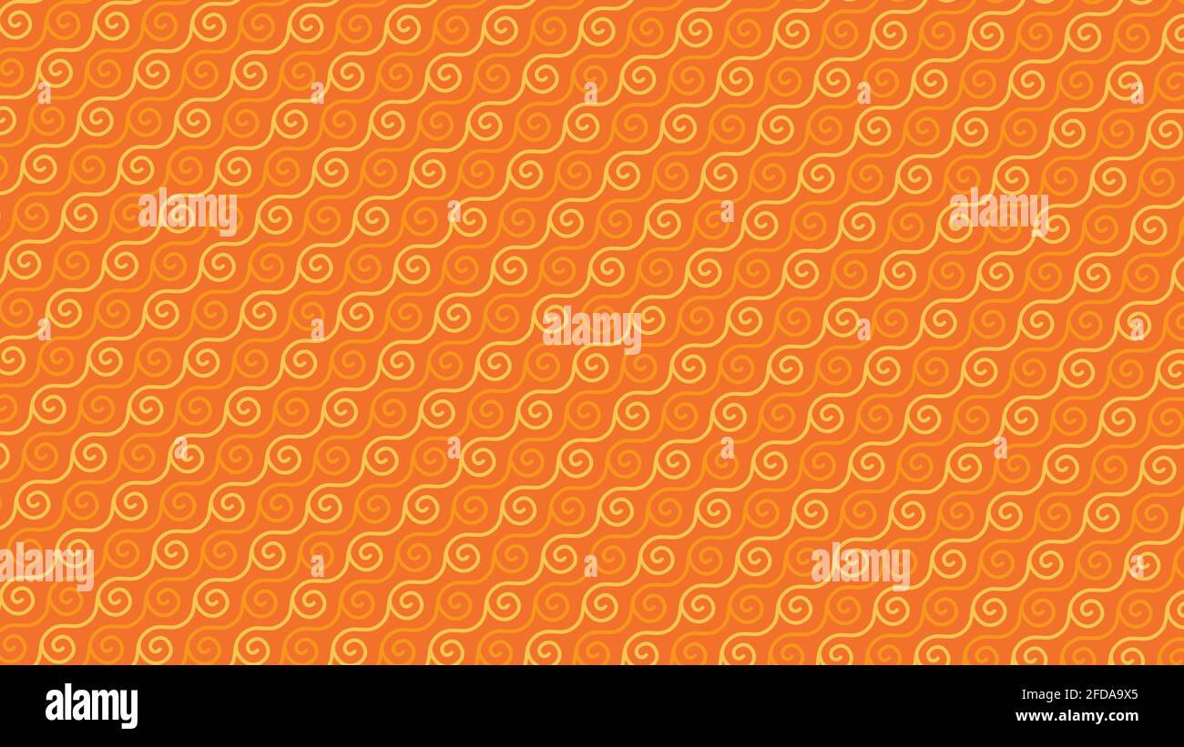 Twirl pattern orange hi-res stock photography and images - Alamy
