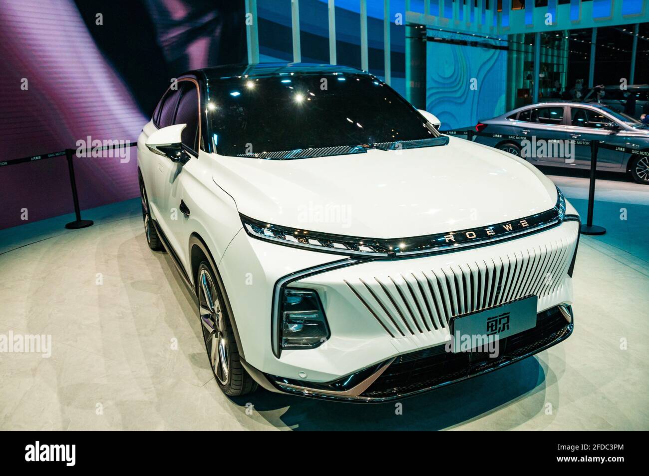 The Roewe Whale concept on display at the 2021 Shanghai Auto Show ...