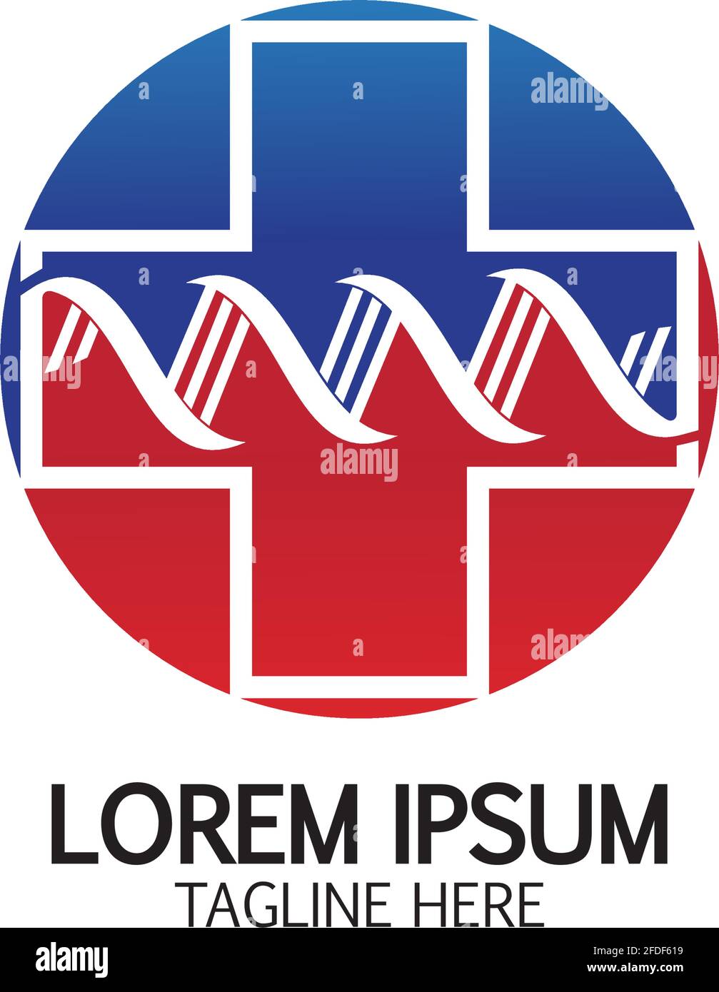 Health Cross DNA logo icon design template Stock Vector Image & Art - Alamy