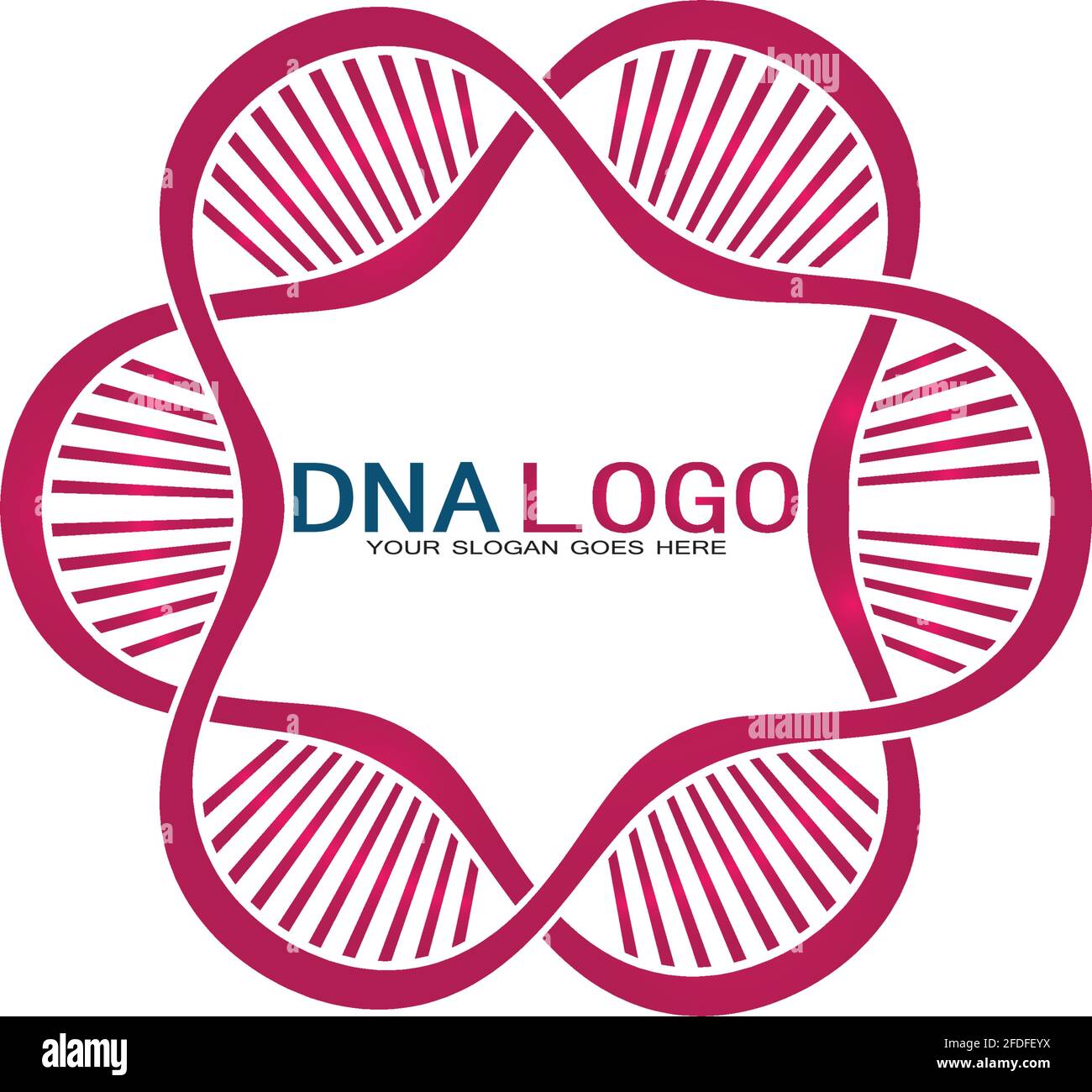 DNA vector logo design template.modern medical logotype.laboratory ...
