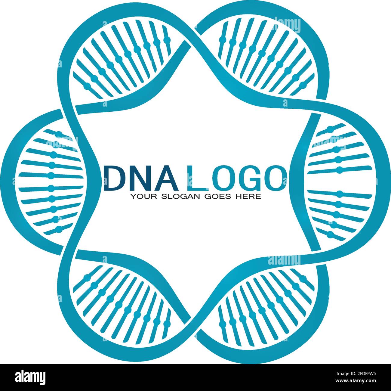 DNA vector logo design template.modern medical logotype.laboratory ...