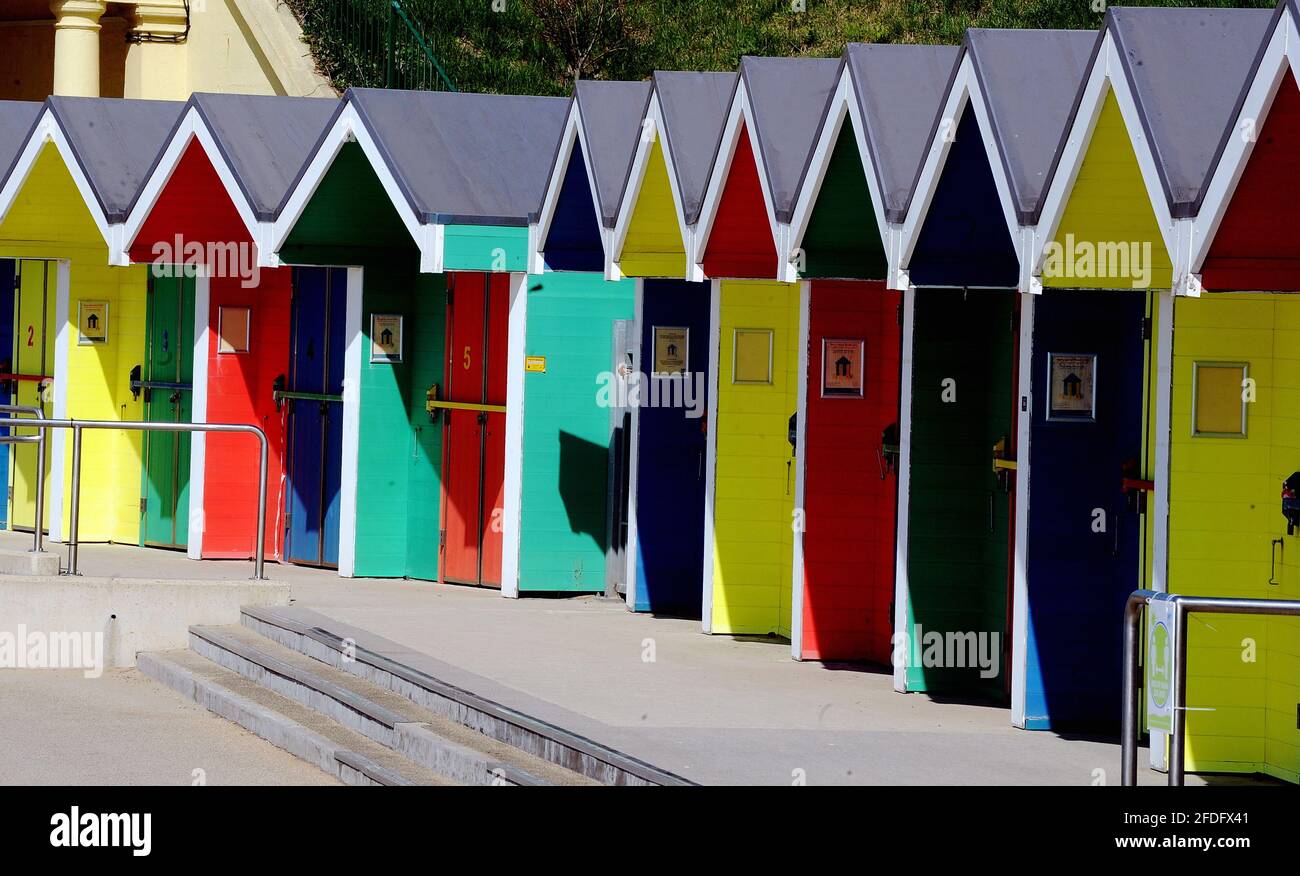 Barry, Cardiff Wales 23 April 2021 Barry Island the seaside resort in ...