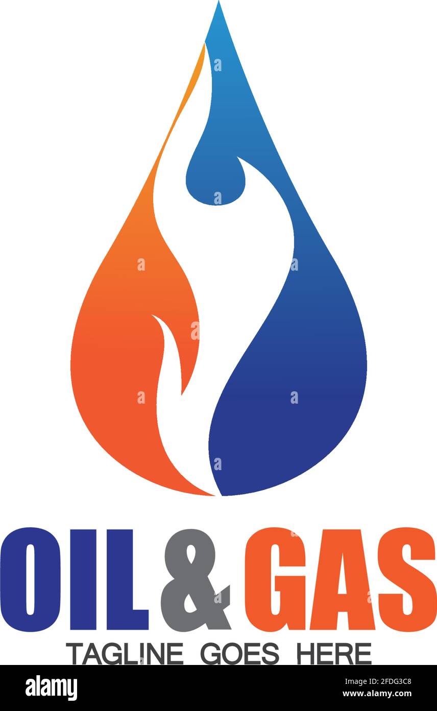 Oil and Gas logo design vector icon template Stock Vector Image & Art ...