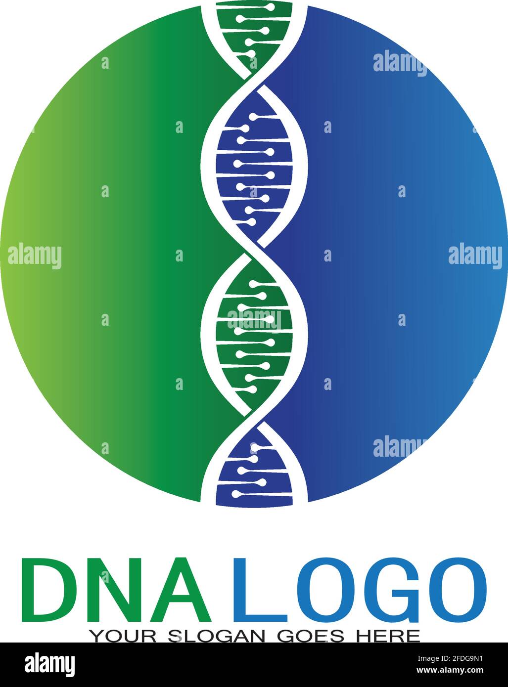 DNA vector logo design template.modern medical logotype.laboratory ...