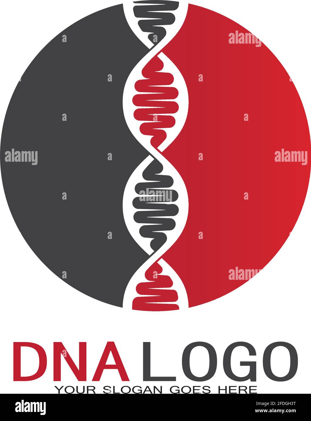 DNA vector logo design template.modern medical logotype.laboratory ...