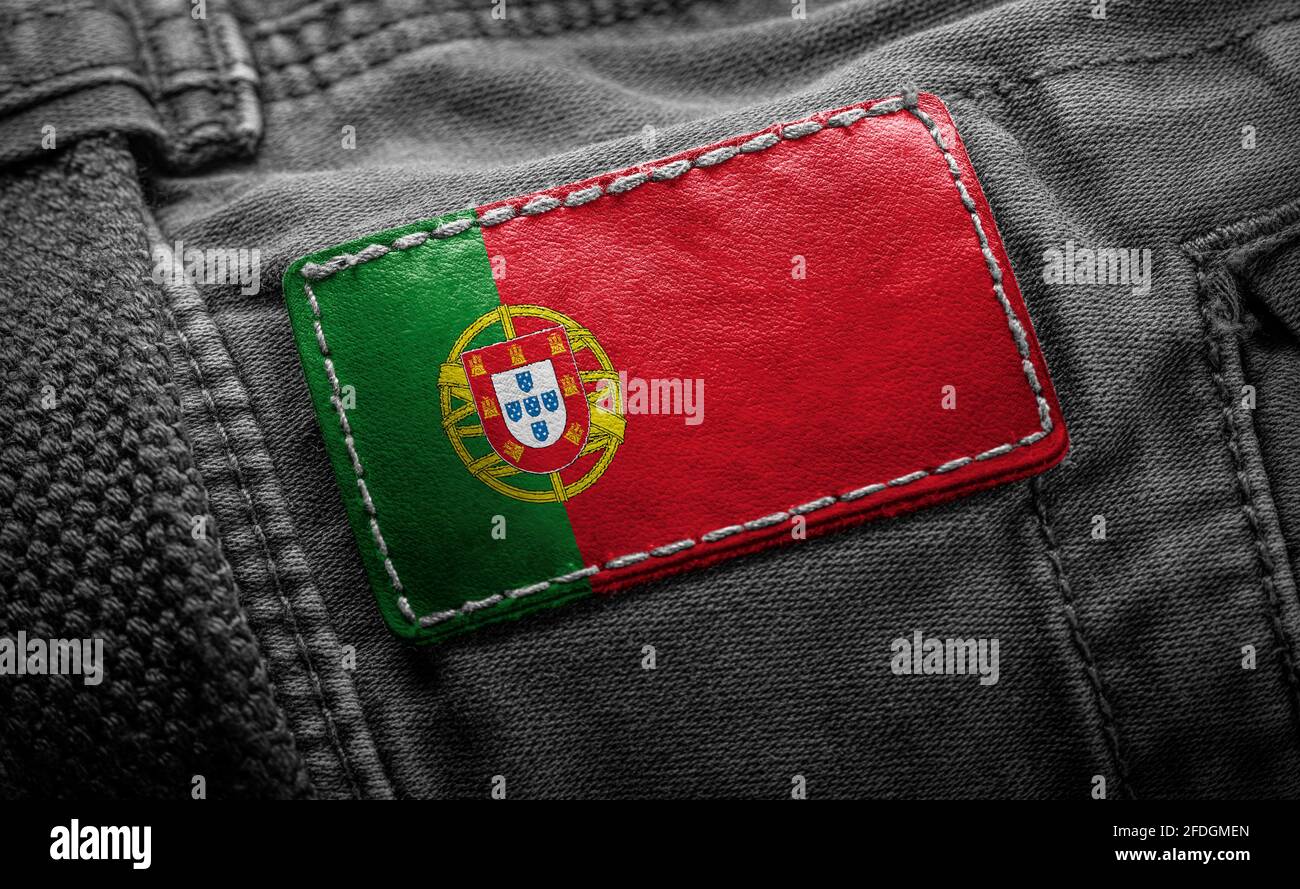 Portugal flag on old vintage hi-res stock photography and images - Alamy