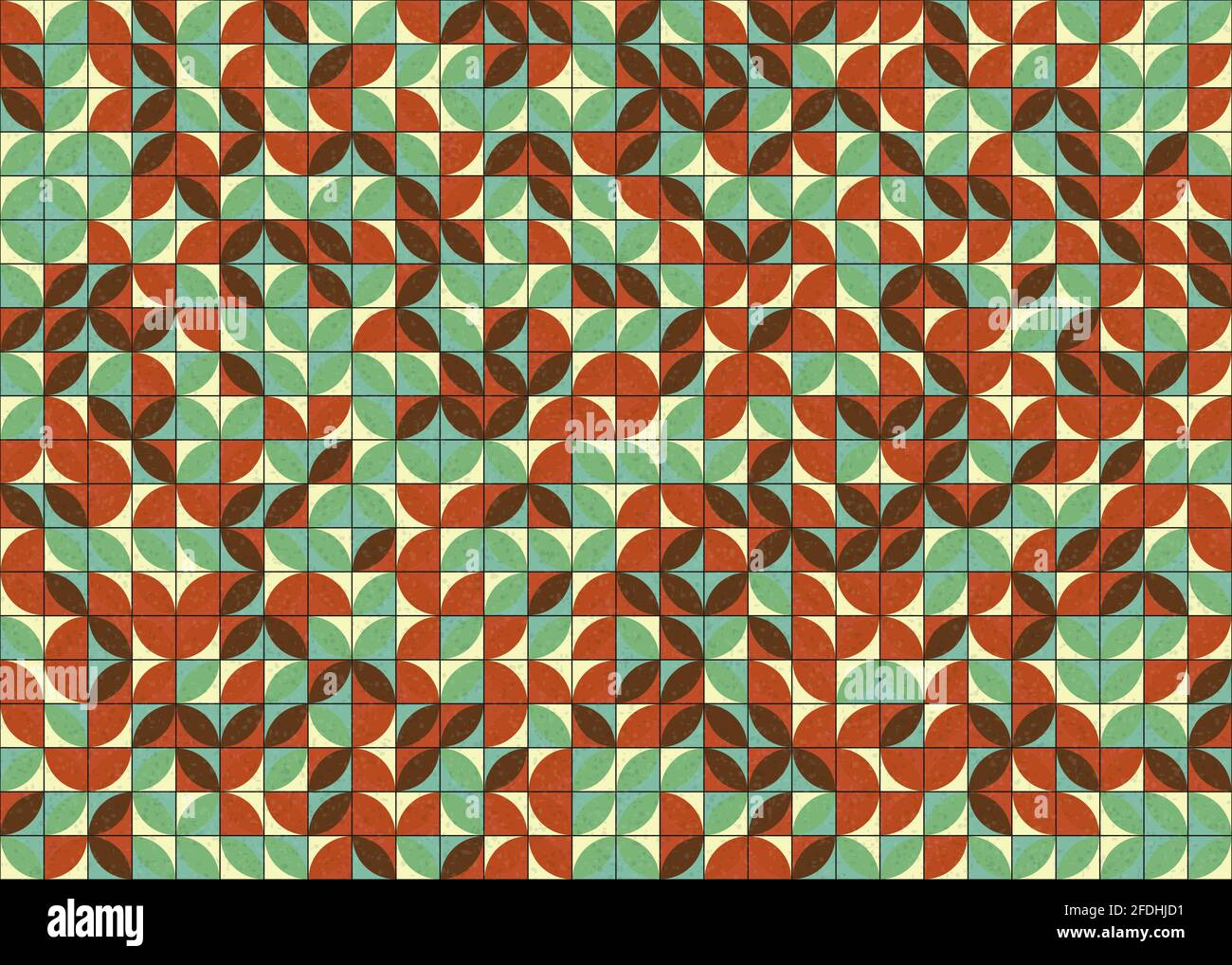 Abstract Geometrical generative computational art illustration Stock ...