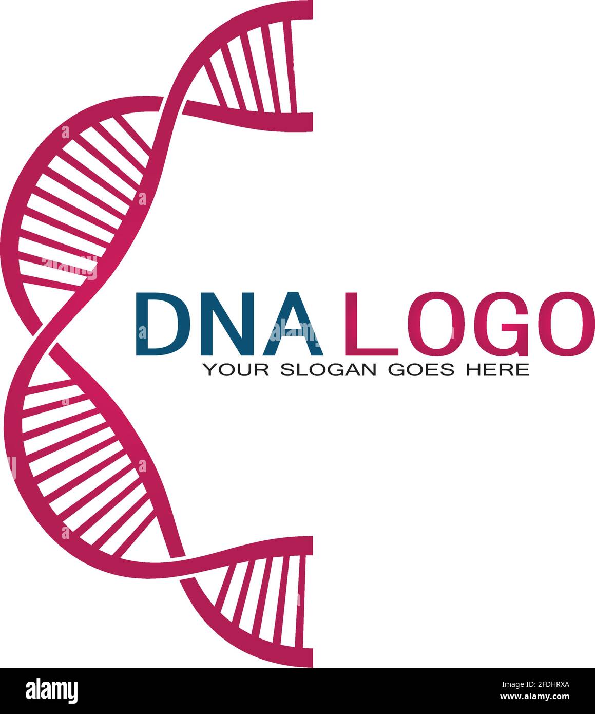 DNA vector logo design template.modern medical logotype.laboratory ...