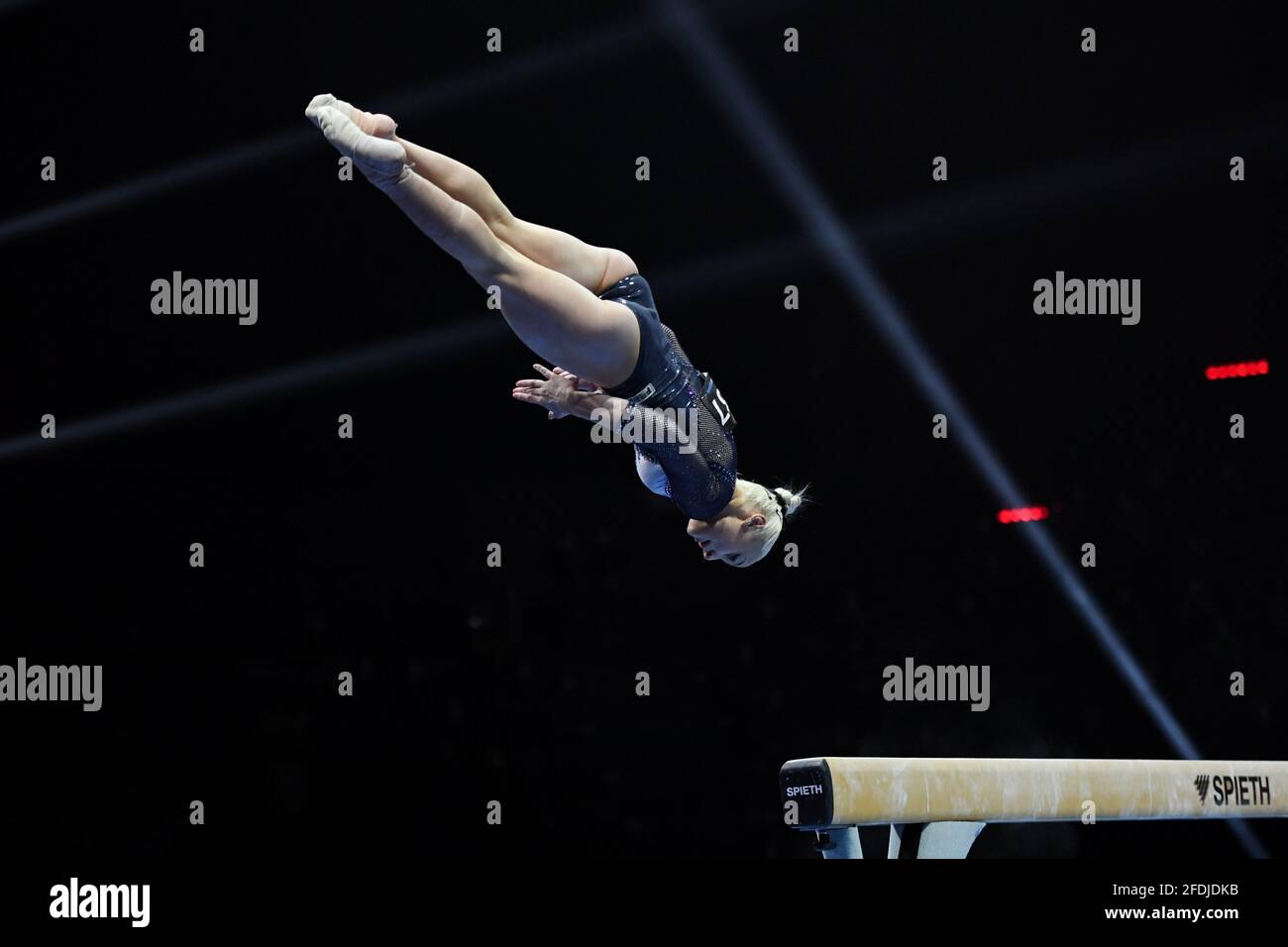 Martina Maggio on beam (Italy) during Artistic Gymnastics - 2021 ...