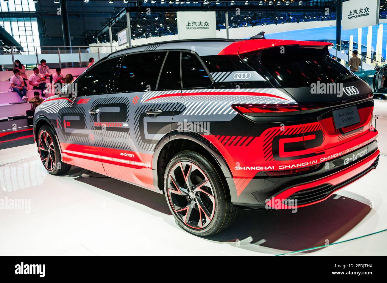 The Audi Concept Shanghai from the new Audi JV with SAIC on display at ...