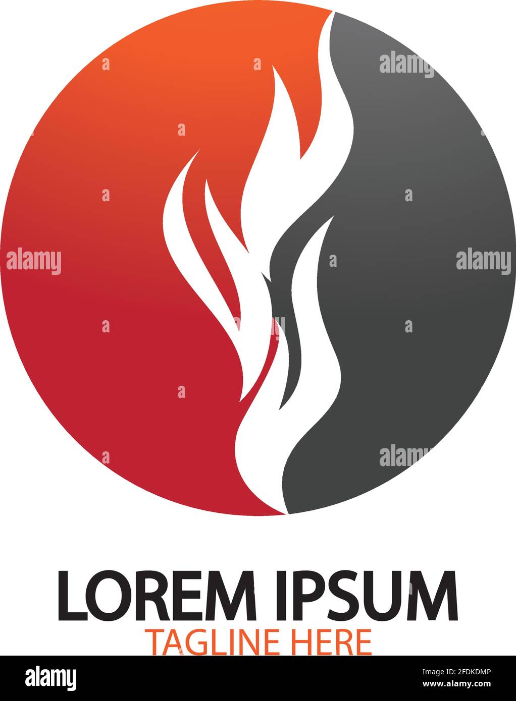 fire flame logo icon vector design template Stock Vector Image & Art ...