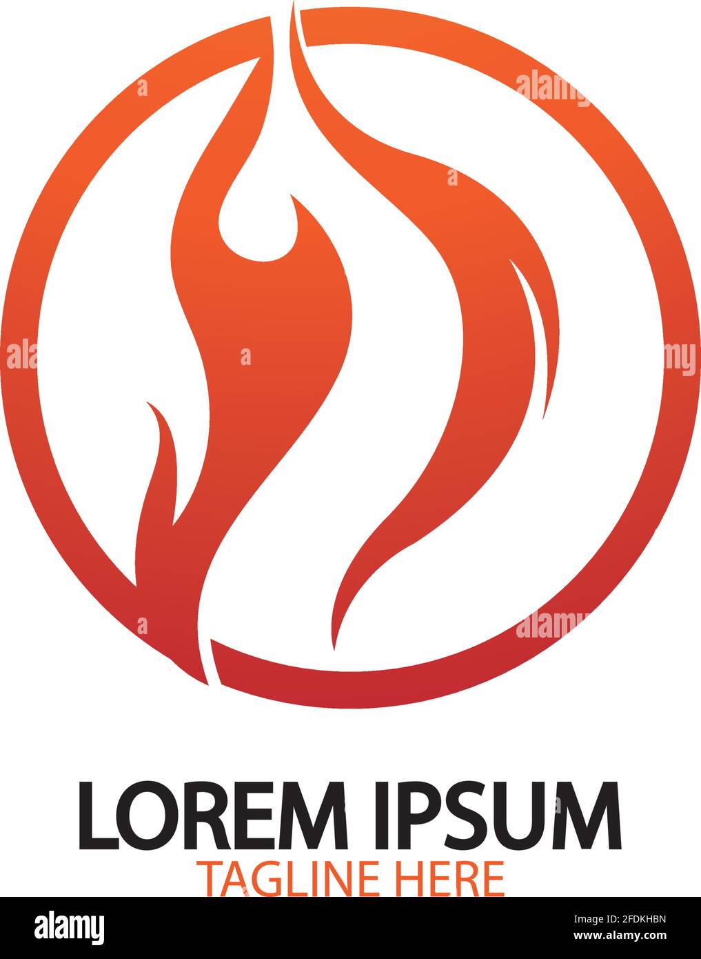 fire flame logo icon vector design template Stock Vector Image & Art ...