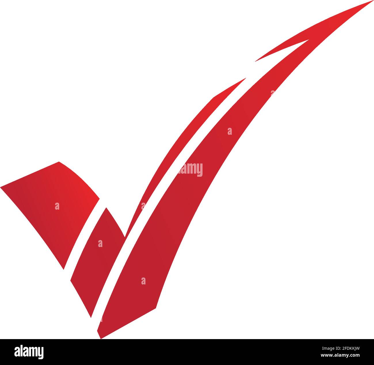 letter V check mark logo icon design template elements-vector Stock ...