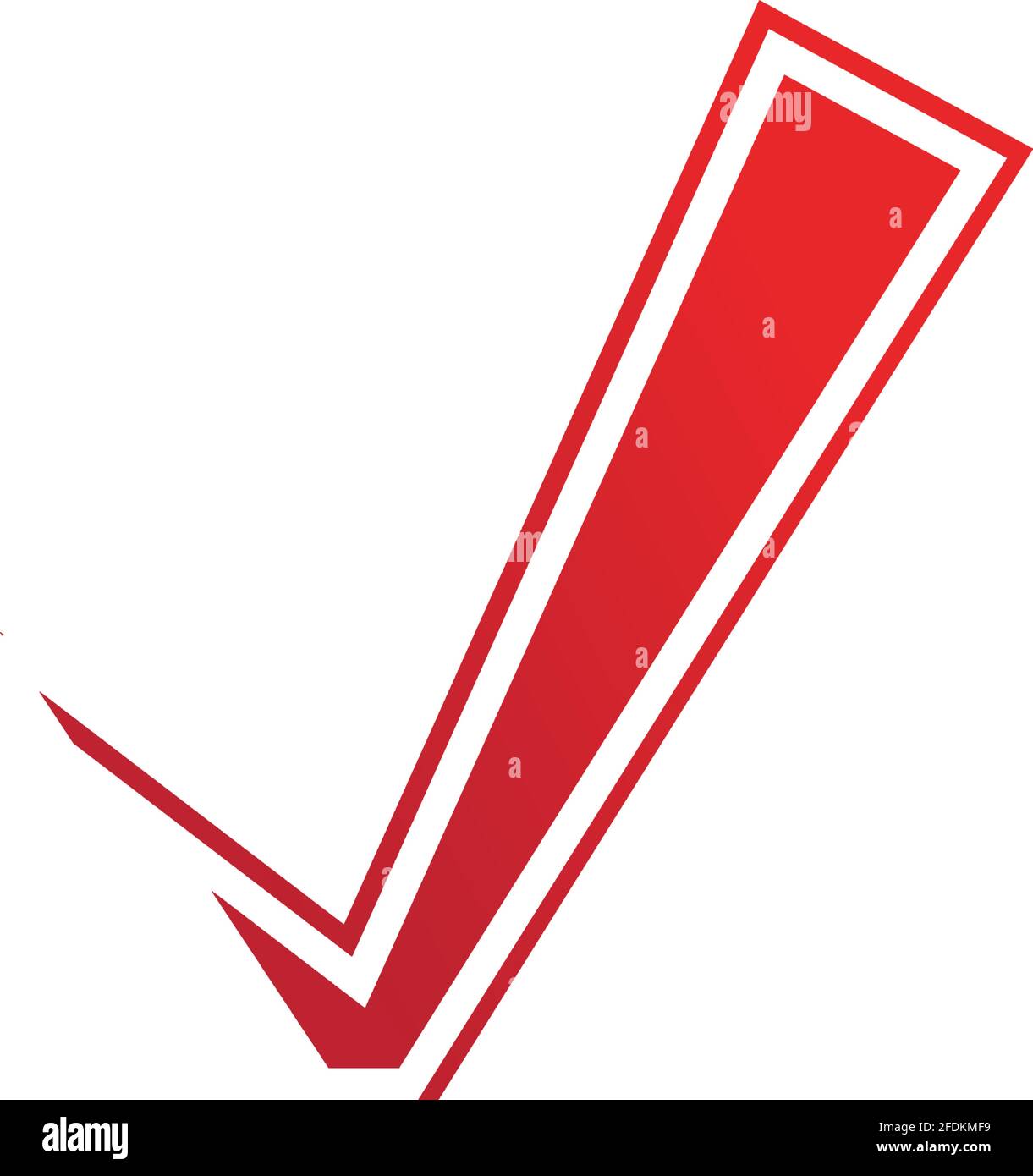 letter V check mark logo icon design template elements-vector Stock ...