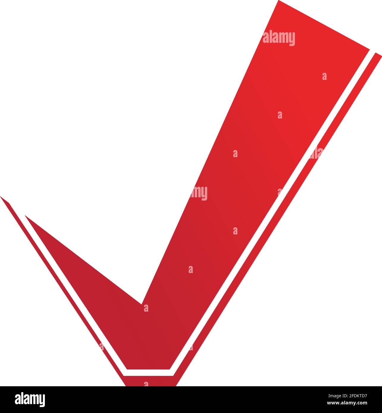 letter V check mark logo icon design template elements-vector Stock ...