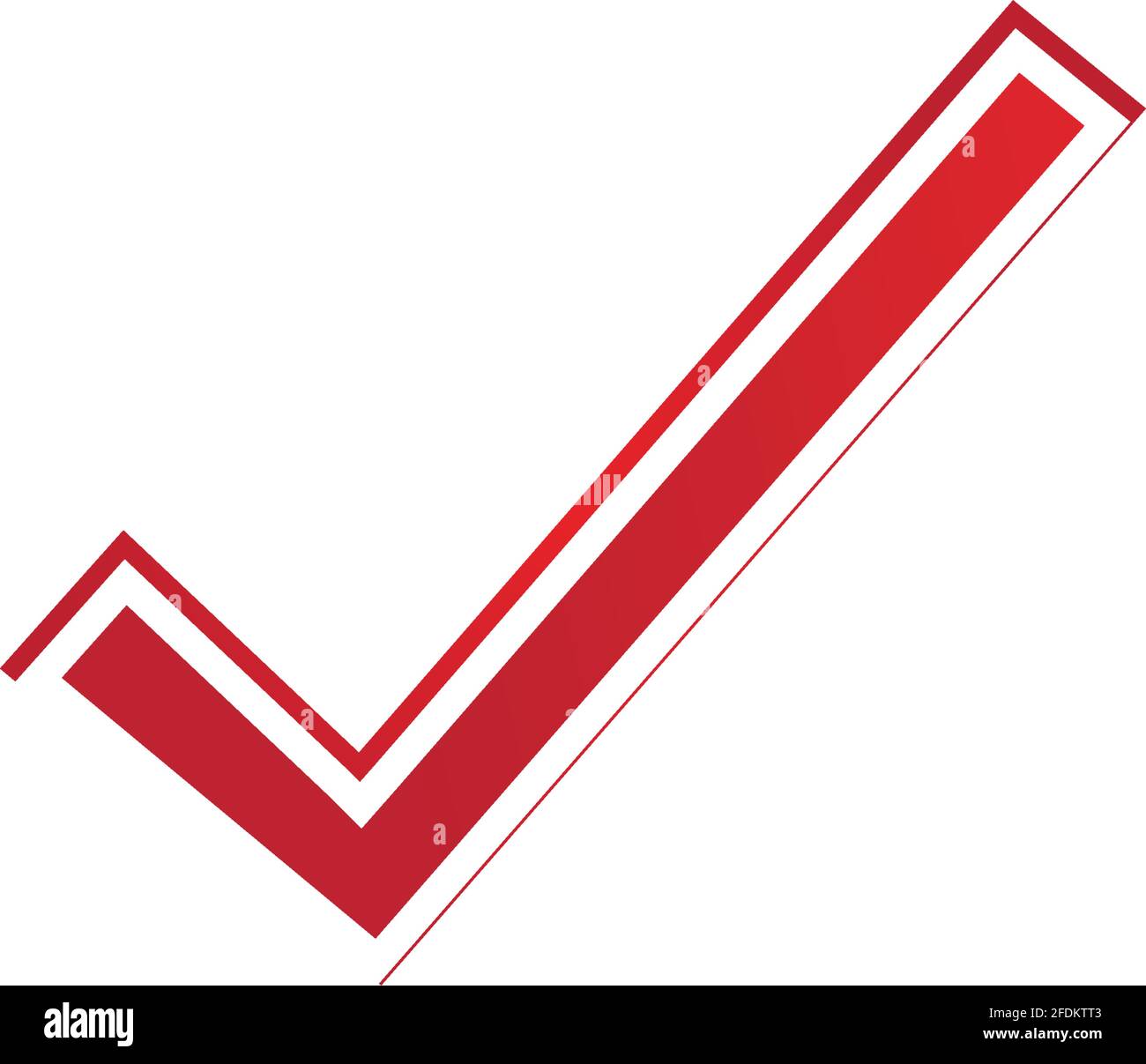 letter V check mark logo icon design template elements-vector Stock ...