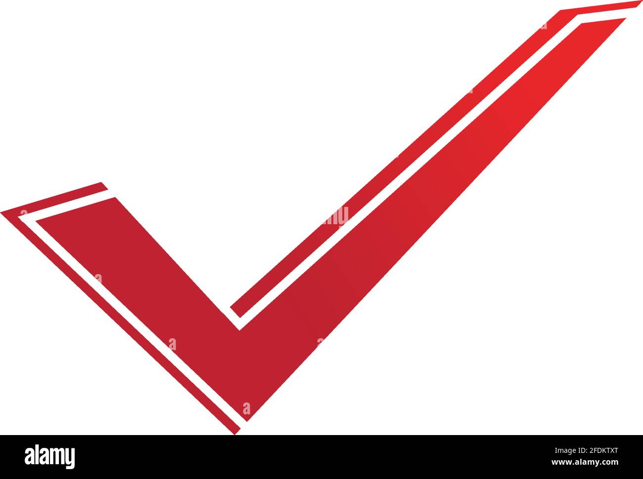 letter V check mark logo icon design template elements-vector Stock ...