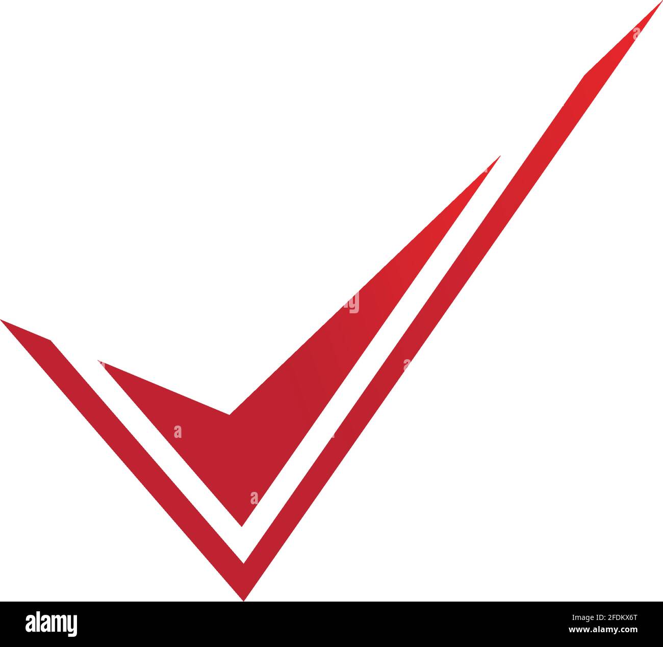 letter V check mark logo icon design template elements-vector Stock ...