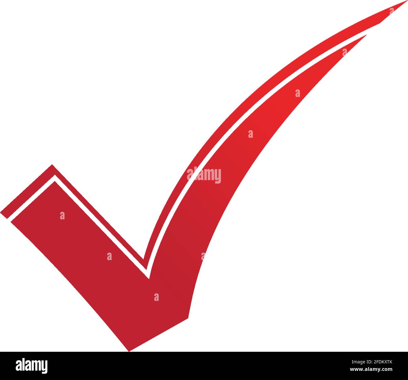 letter V check mark logo icon design template elements-vector Stock ...