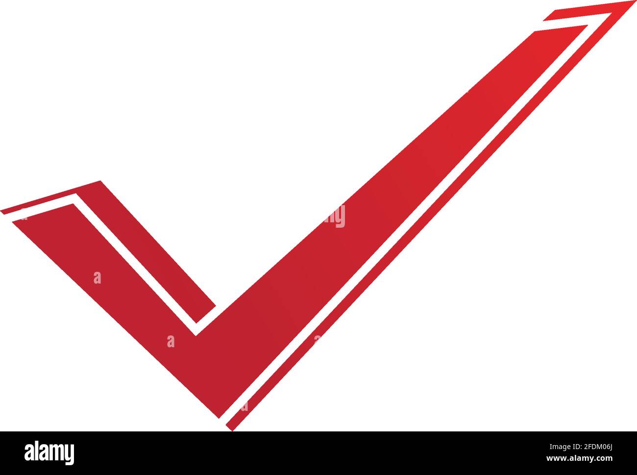 letter V check mark logo icon design template elements-vector Stock ...