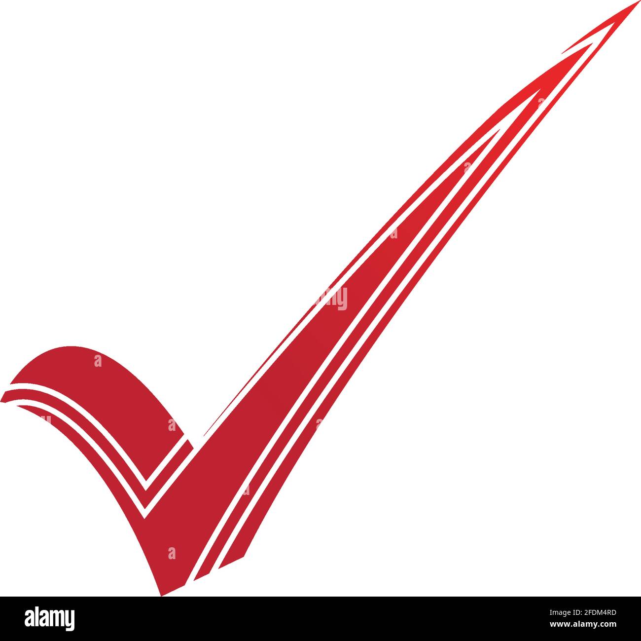 letter V check mark logo icon design template elements-vector Stock ...