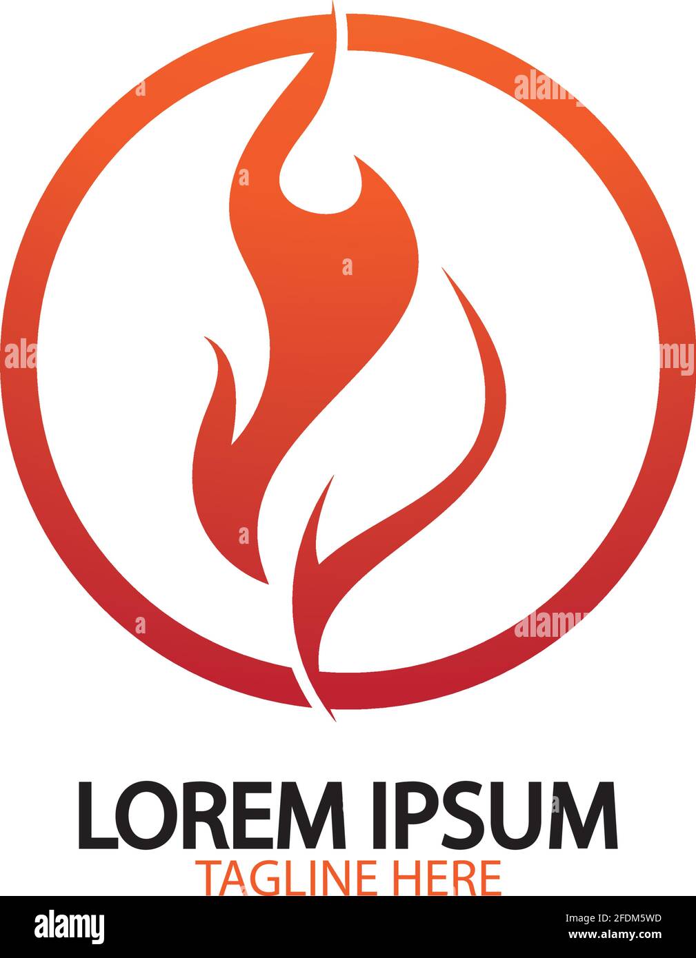 fire flame logo icon vector design template Stock Vector Image & Art ...