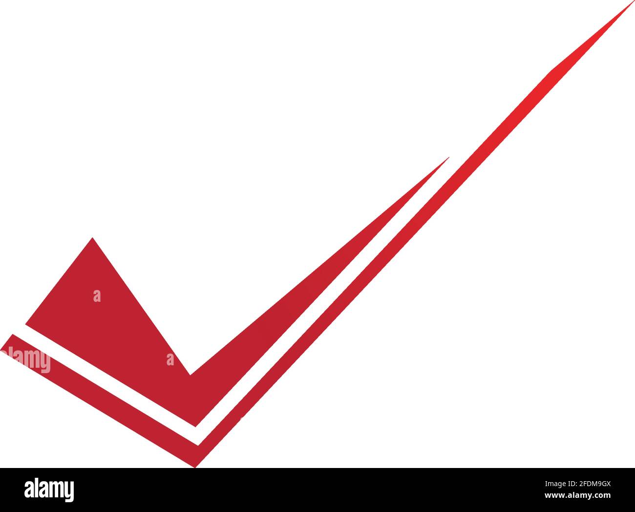 letter V check mark logo icon design template elements-vector Stock ...