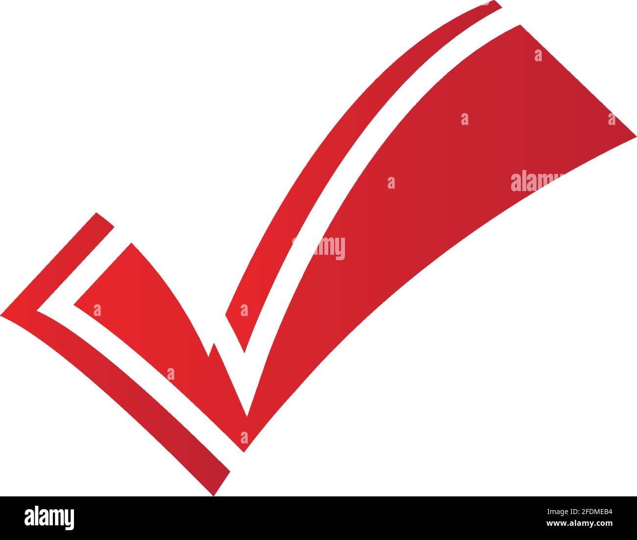 letter V check mark logo icon design template elements-vector Stock ...