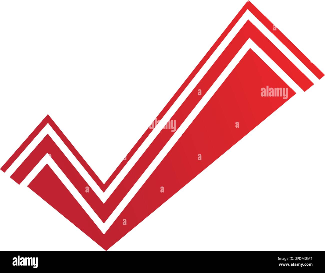 letter V check mark logo icon design template elements-vector Stock ...