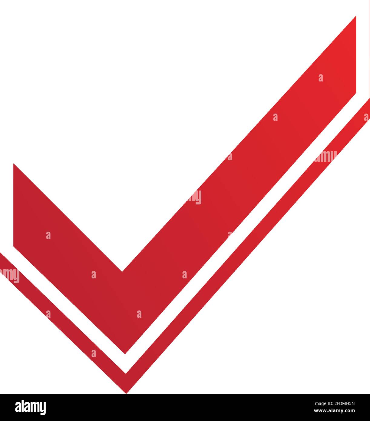 letter V check mark logo icon design template elements-vector Stock ...