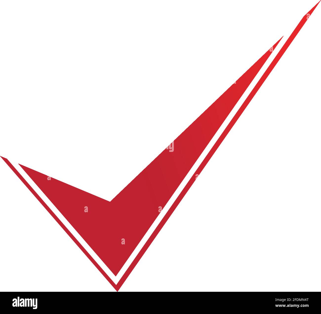 letter V check mark logo icon design template elements-vector Stock ...