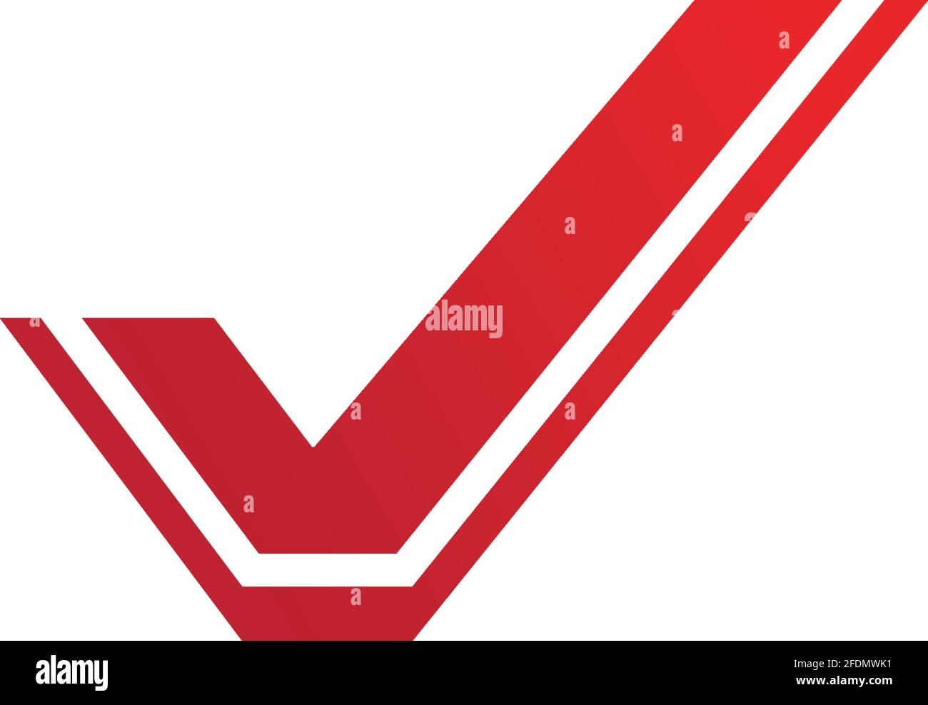 letter V check mark logo icon design template elements-vector Stock ...