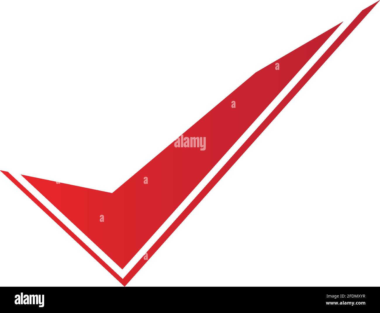 letter V check mark logo icon design template elements-vector Stock ...