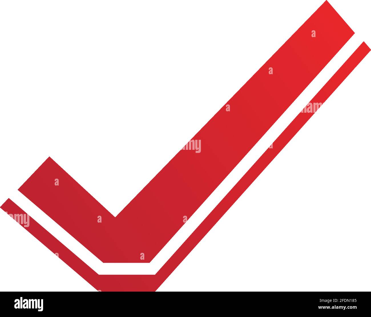 letter V check mark logo icon design template elements-vector Stock ...