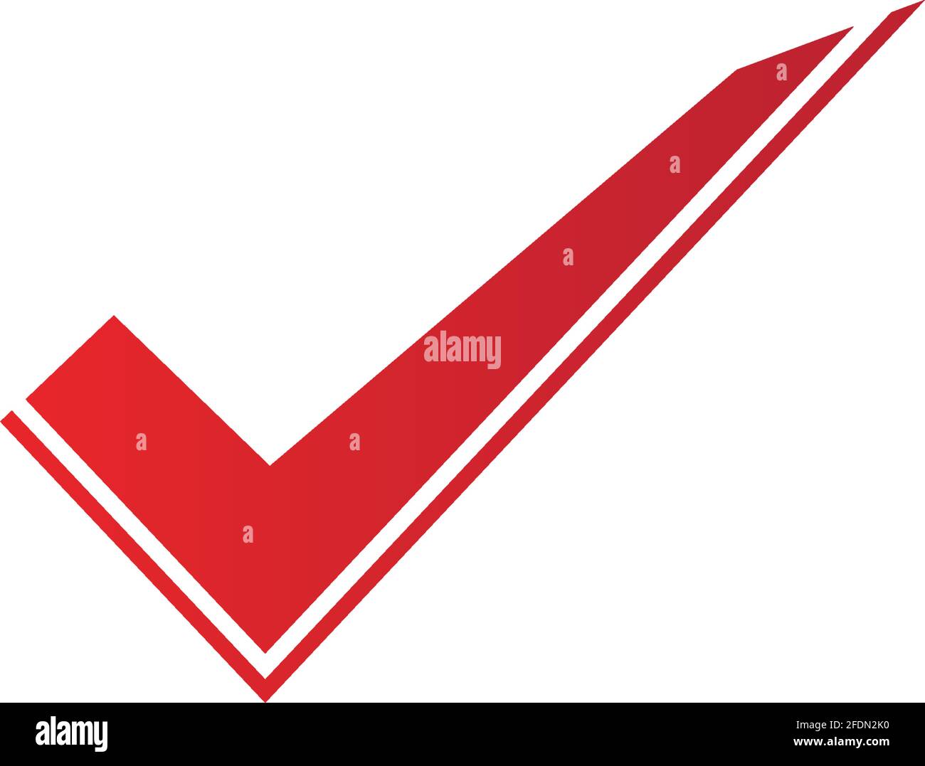 letter V check mark logo icon design template elements-vector Stock ...