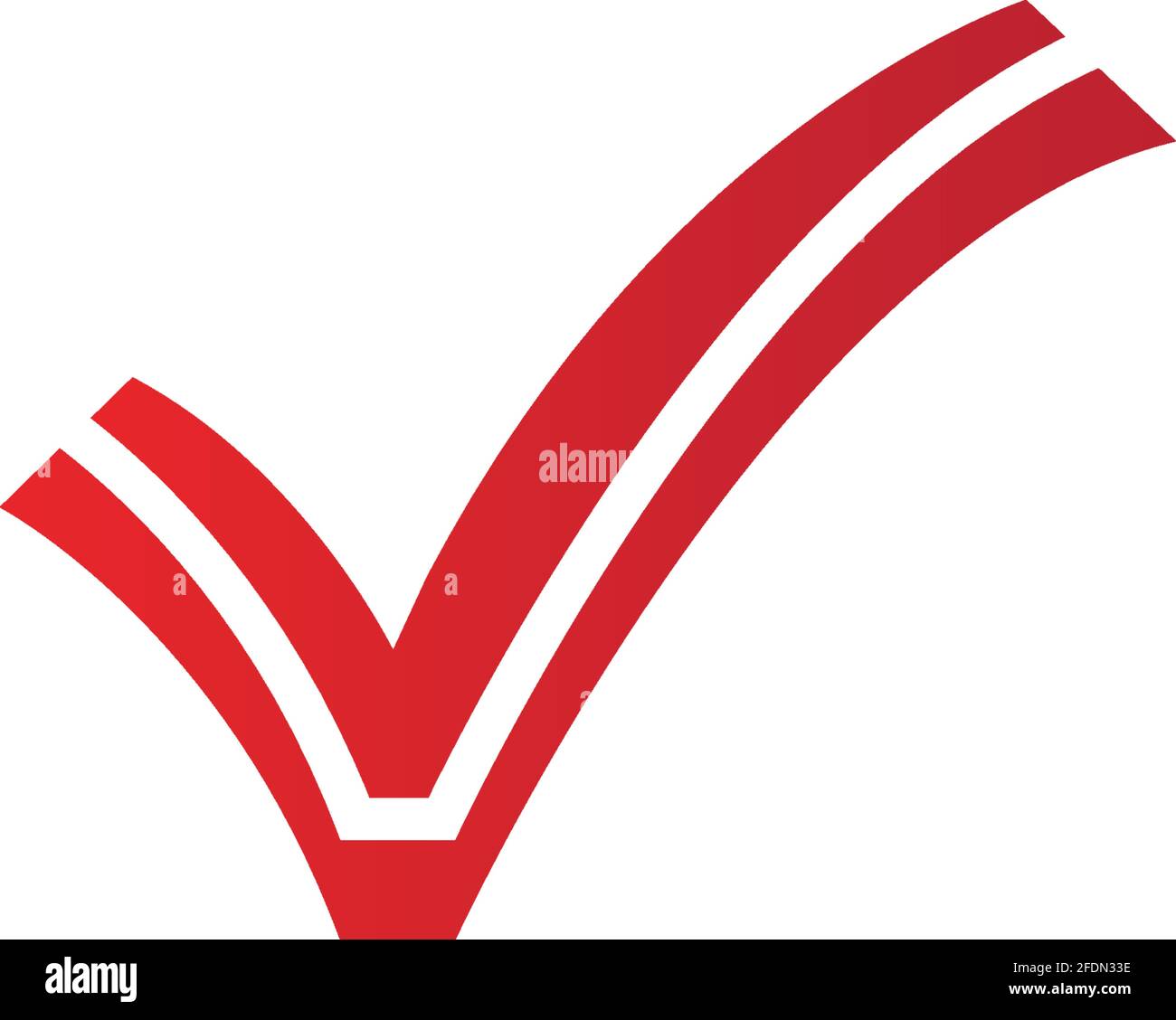 letter V check mark logo icon design template elements-vector Stock ...