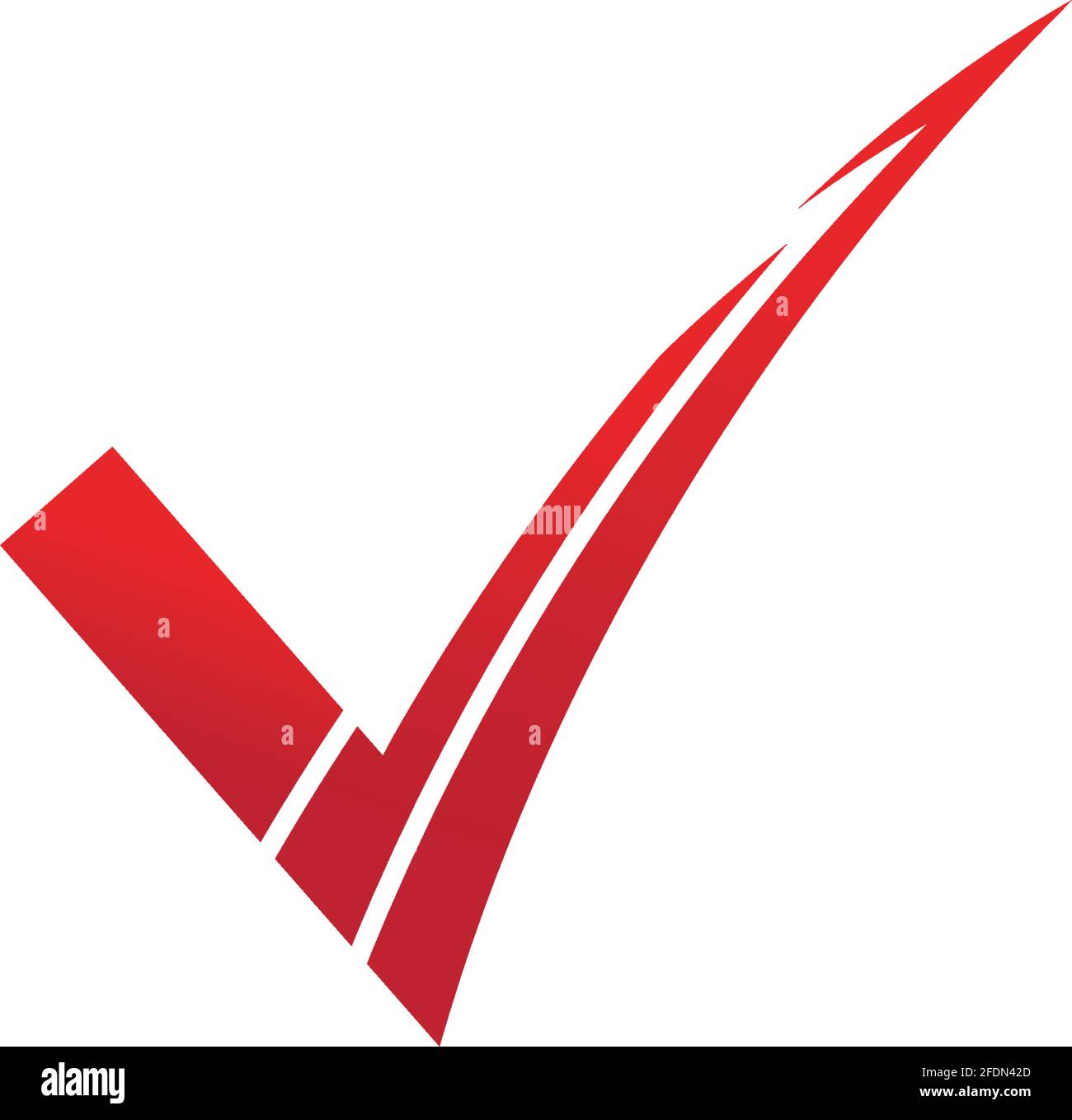 letter V check mark logo icon design template elements-vector Stock ...