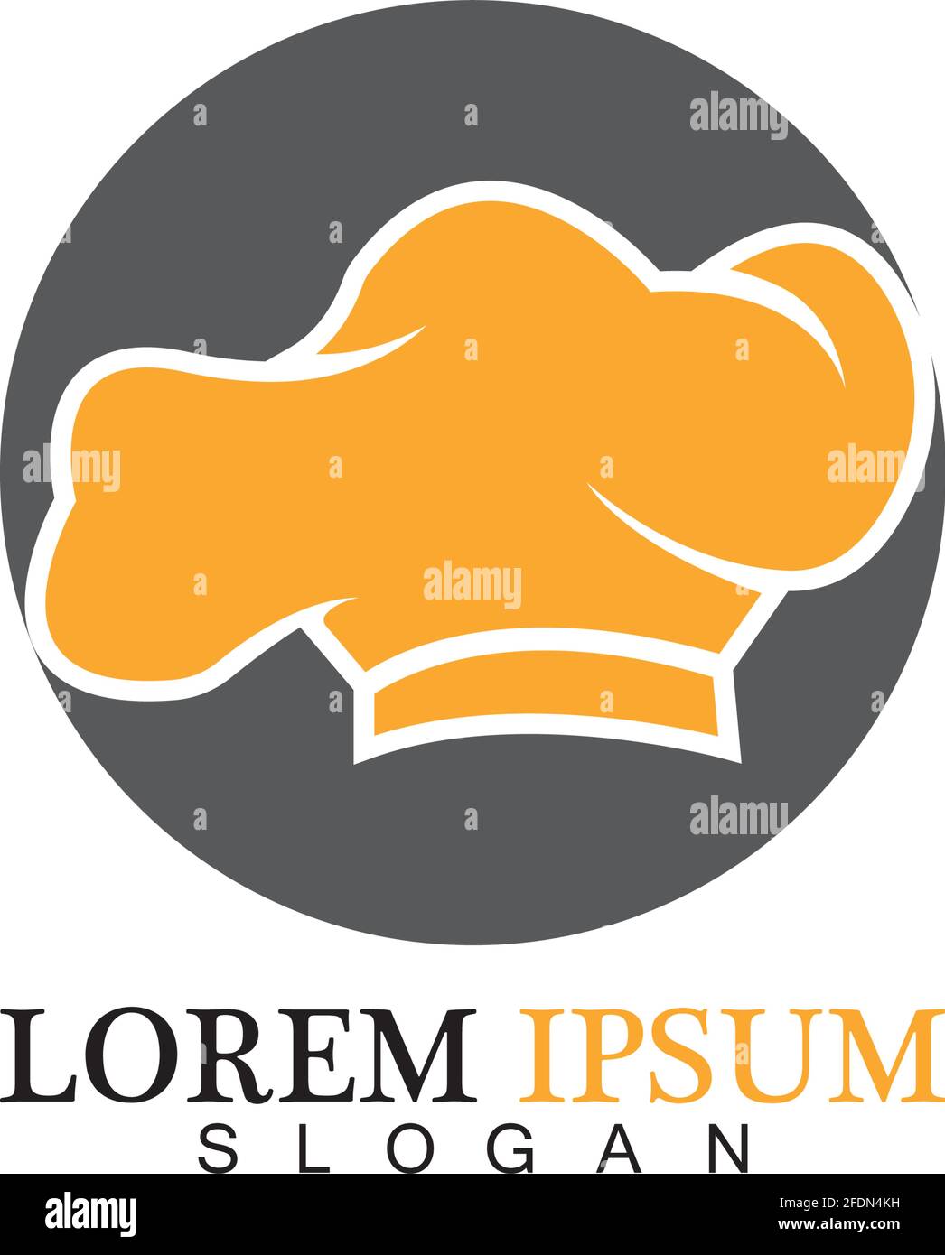 chef hat logo vector design template Stock Vector Image & Art - Alamy