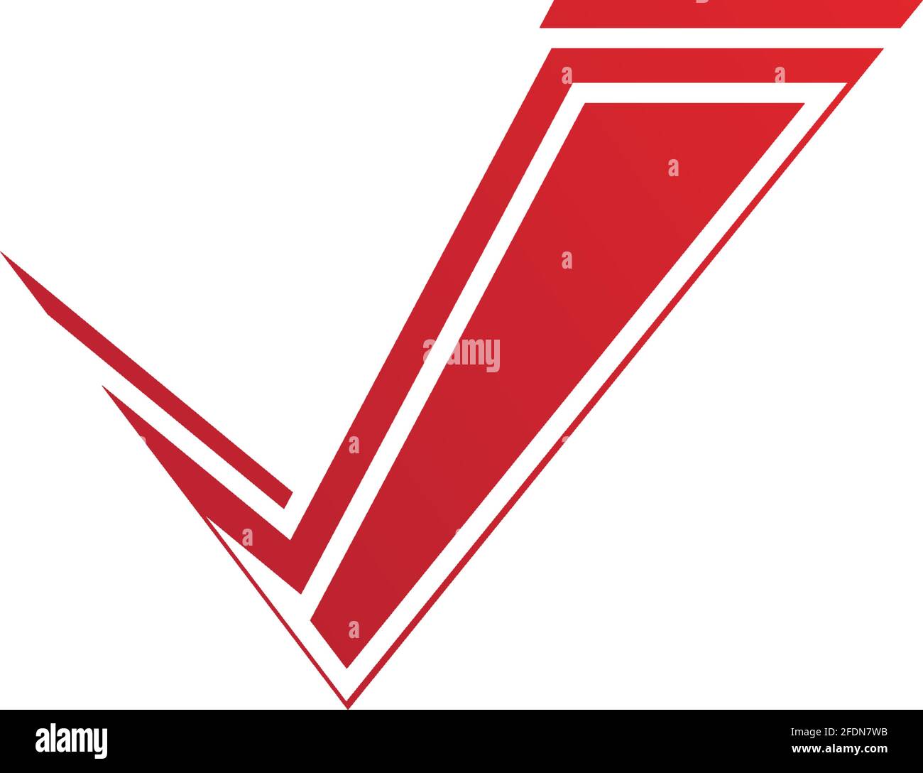 letter-v-check-mark-logo-icon-design-template-elements-vector-stock