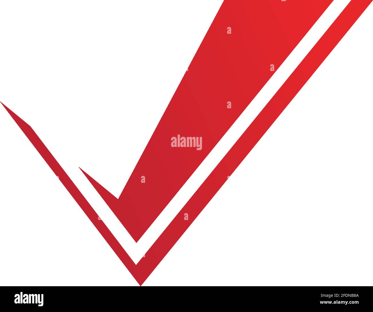 letter V check mark logo icon design template elements-vector Stock ...