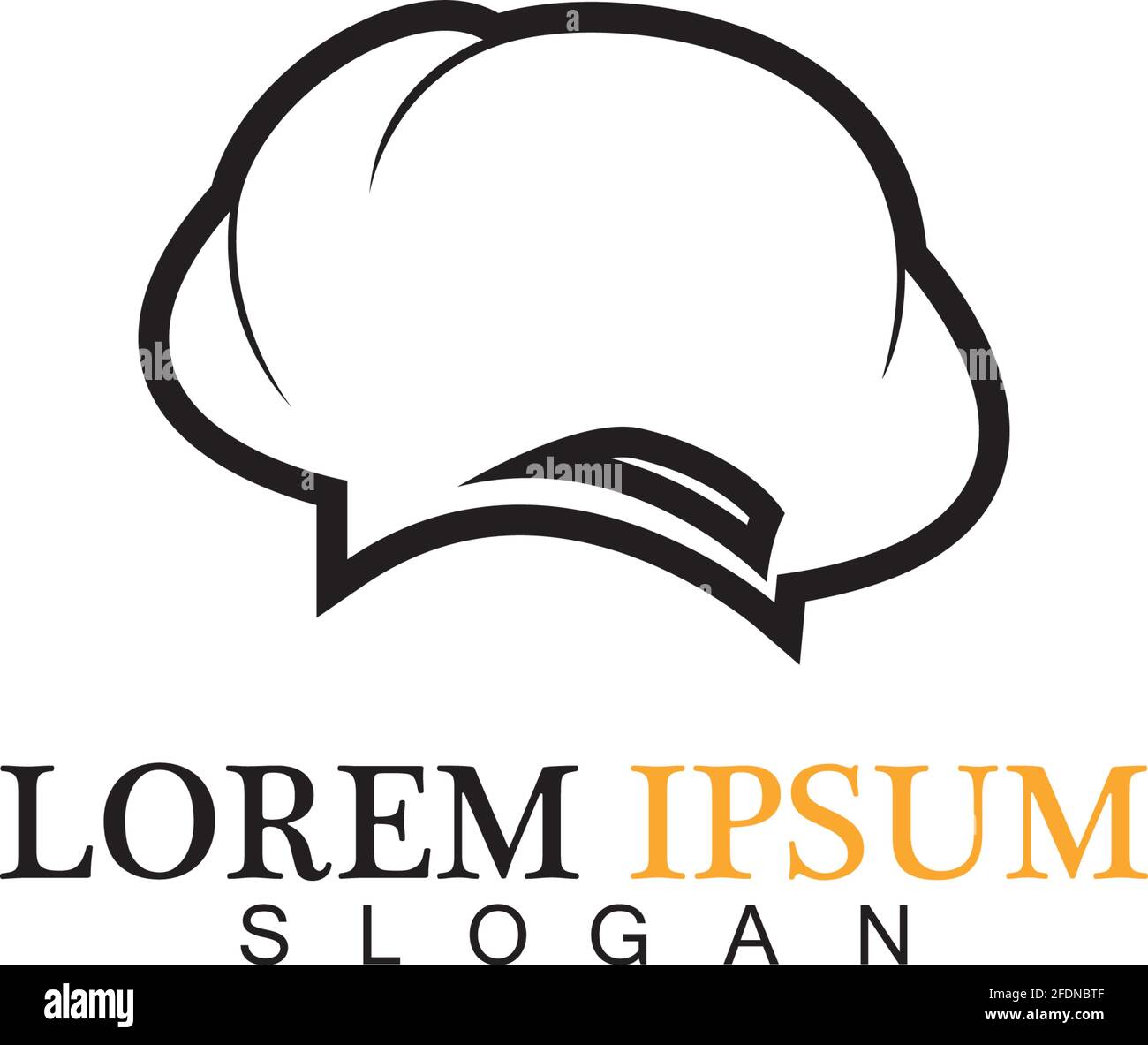 chef hat logo vector design template Stock Vector Image & Art - Alamy
