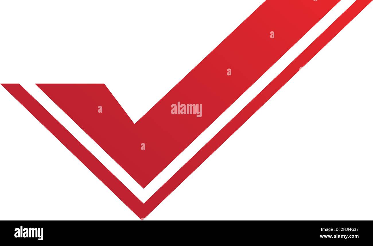 letter V check mark logo icon design template elements-vector Stock ...