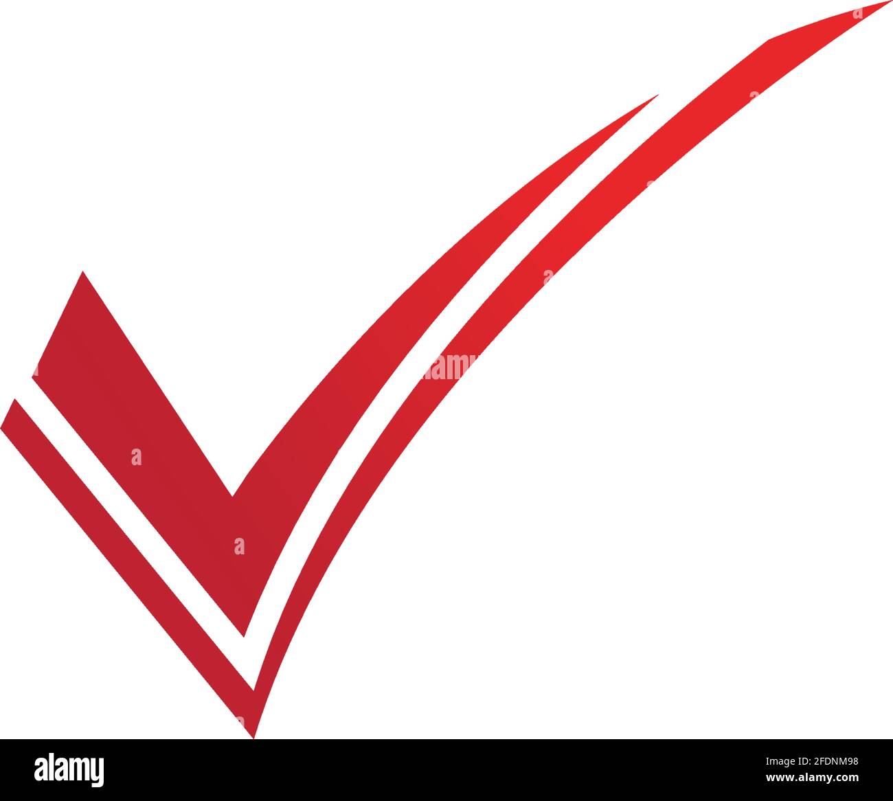 letter V check mark logo icon design template elements-vector Stock ...