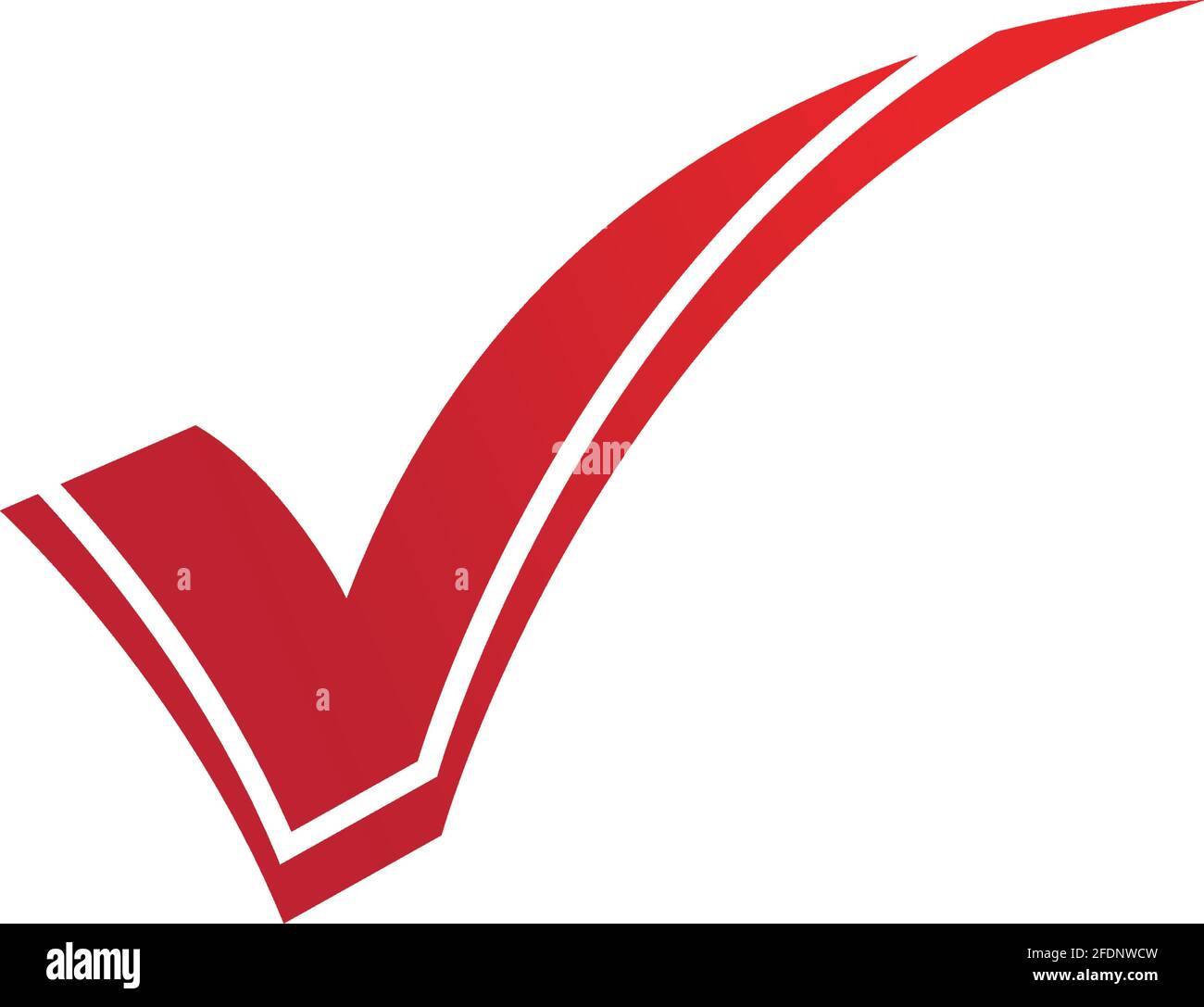 letter V check mark logo icon design template elements-vector Stock ...