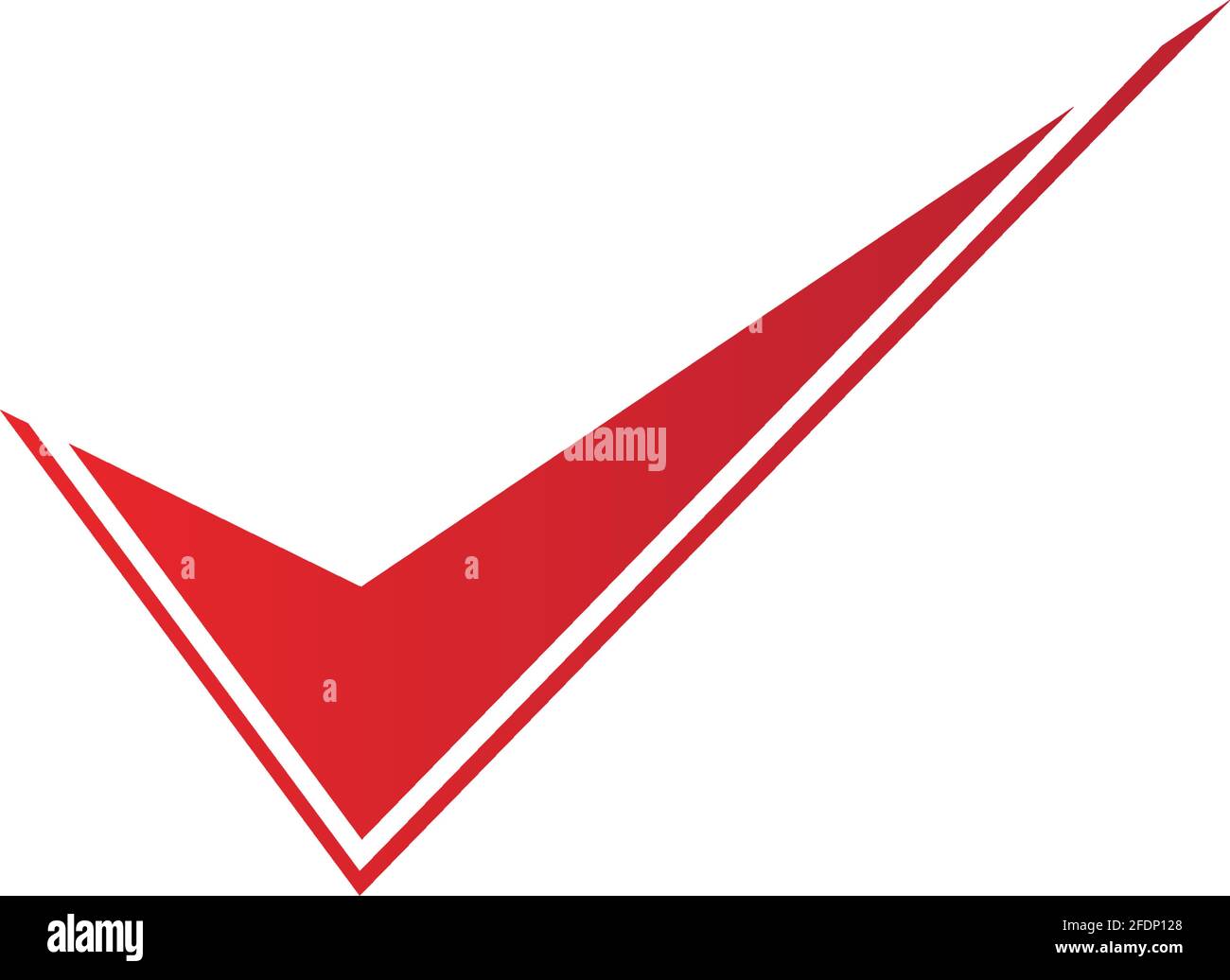 letter V check mark logo icon design template elements-vector Stock ...